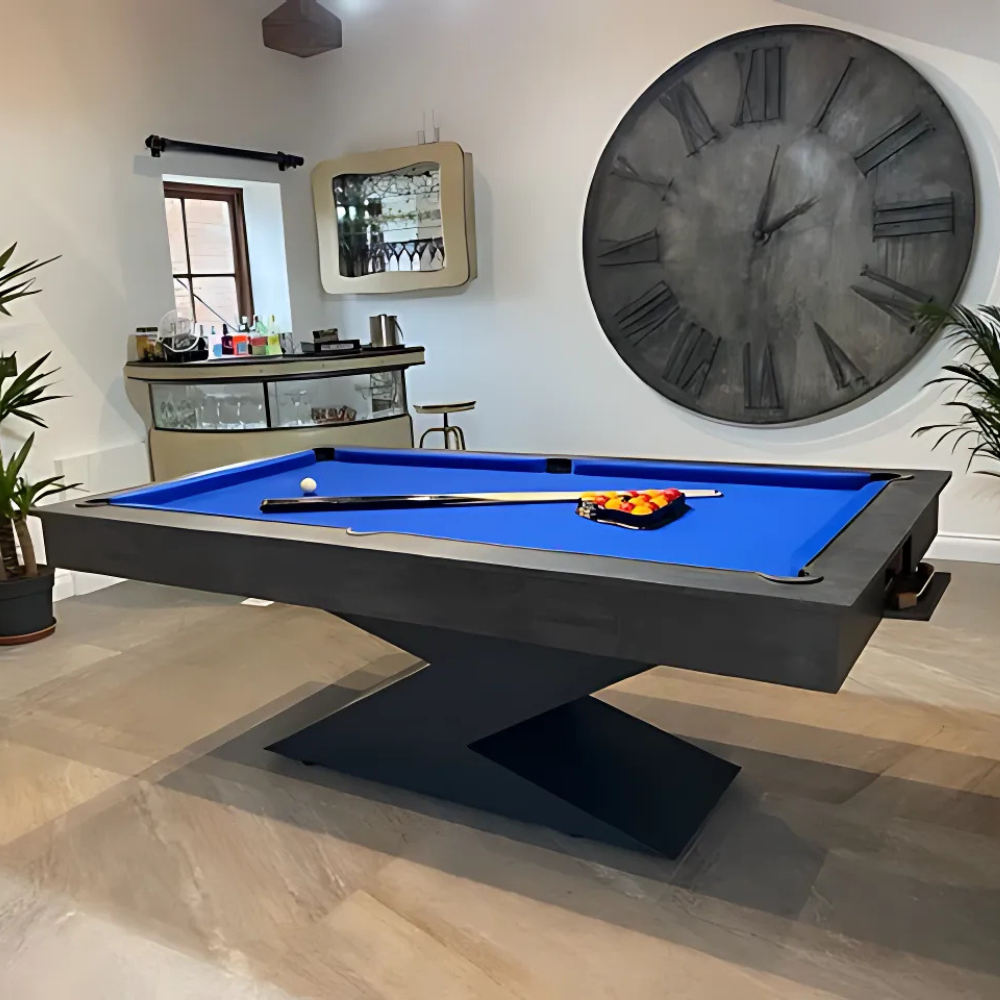Lightning Slate Bed Pool Dining Table | Monaco Grey